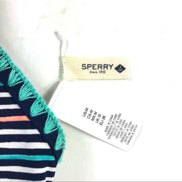 Sperry | Swim | Sperry Reversible High Neck Bikini Top | Poshmark